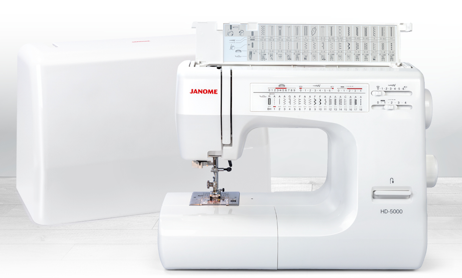 JANOME HD5000 Heavy-Duty Top Of Line all-mechanical Sewing