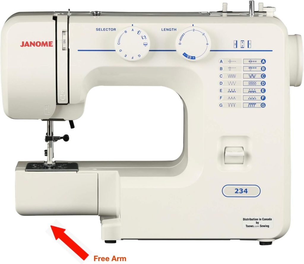 Janome 234: Discover this 15 Stitch Marvel with Aluminium Frame