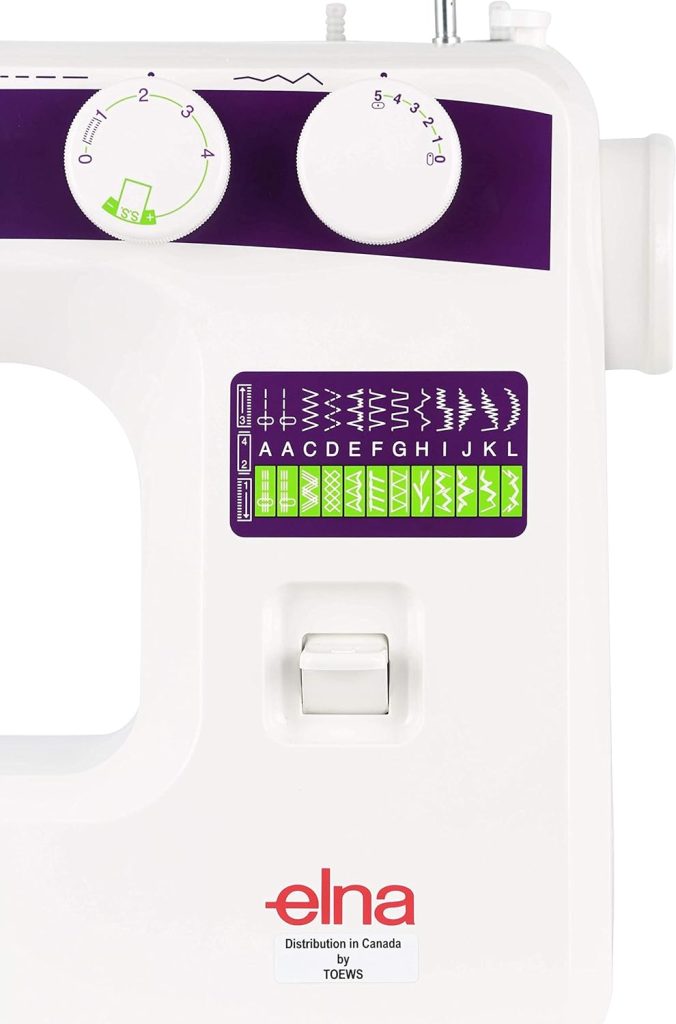 Elna 130: Threading Made Easy Boasting 25 diverse stitches