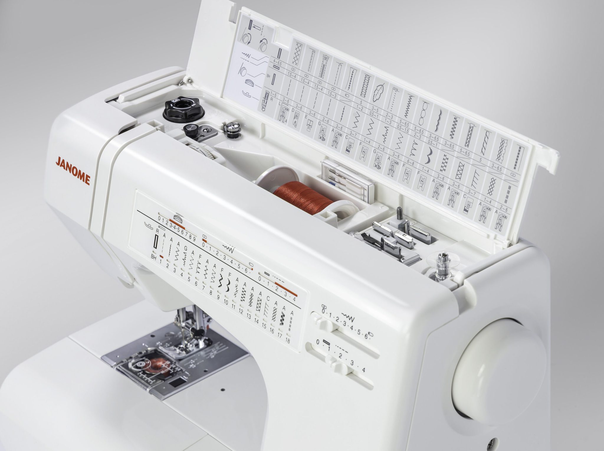 JANOME HD5000 Heavy-Duty Top Of Line all-mechanical Sewing