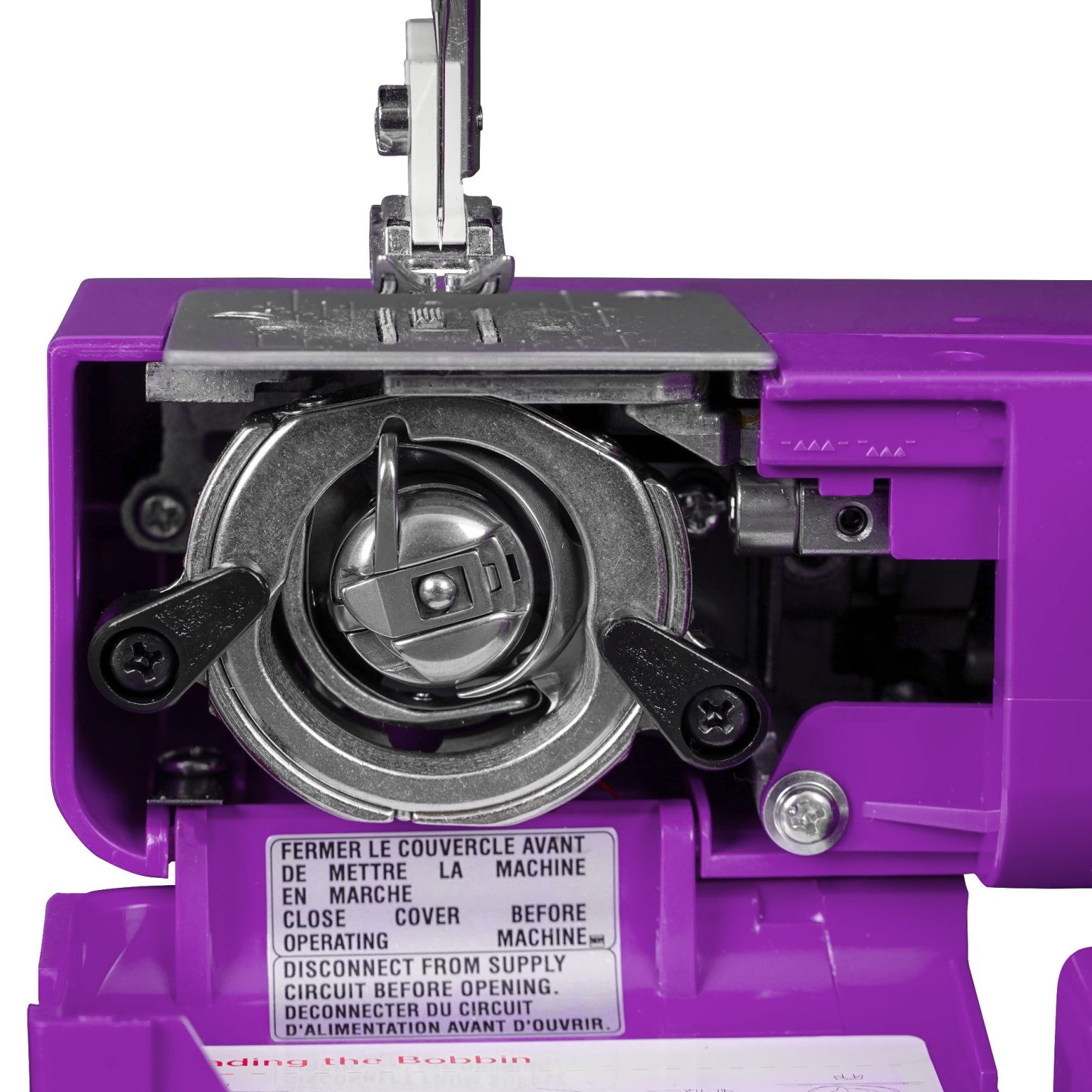 Janome Purple Majesty: 15 Stitches, Easy Threading lay-in tension